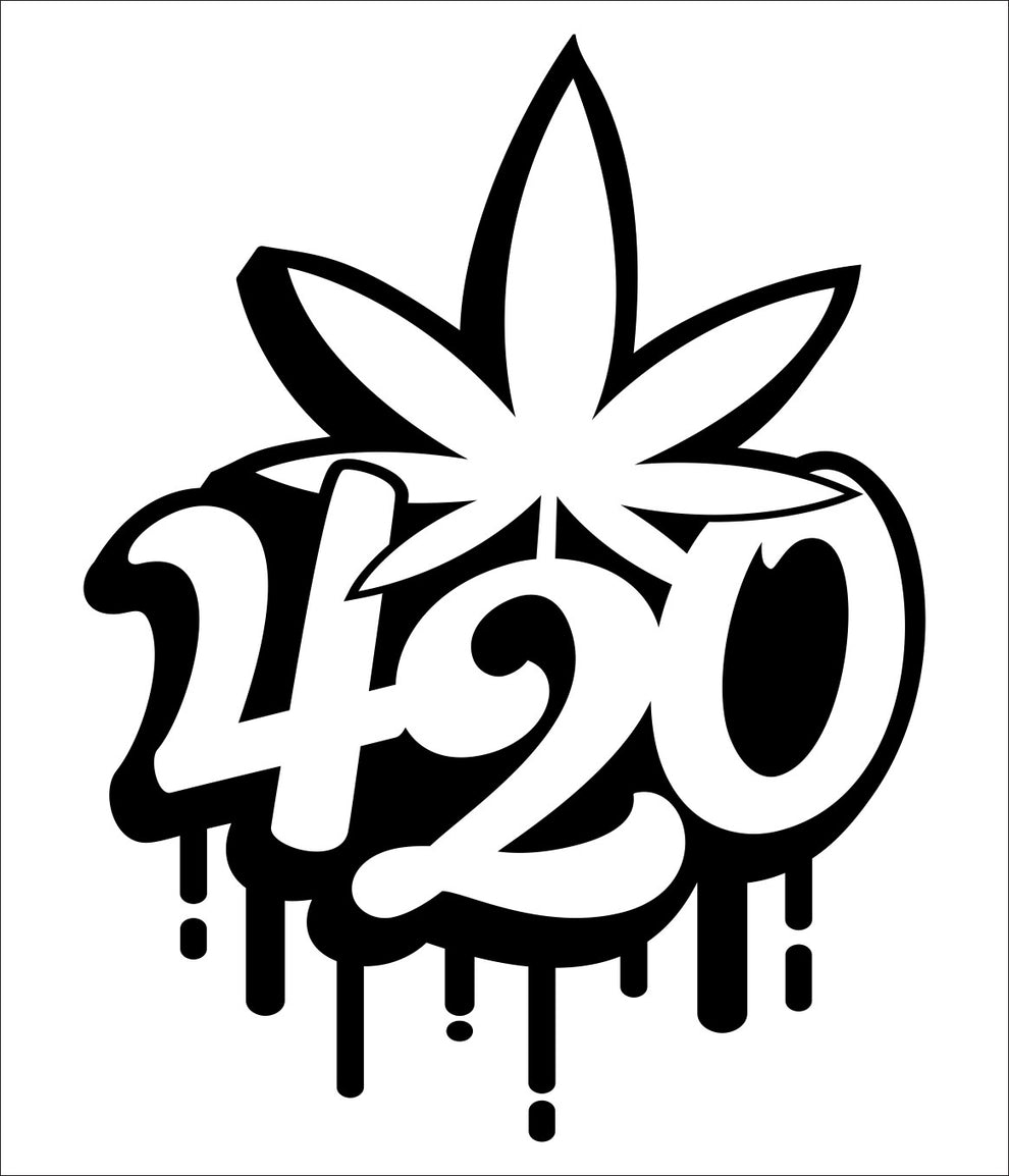 4:20 Drip marijuana decal – North 49 Decals