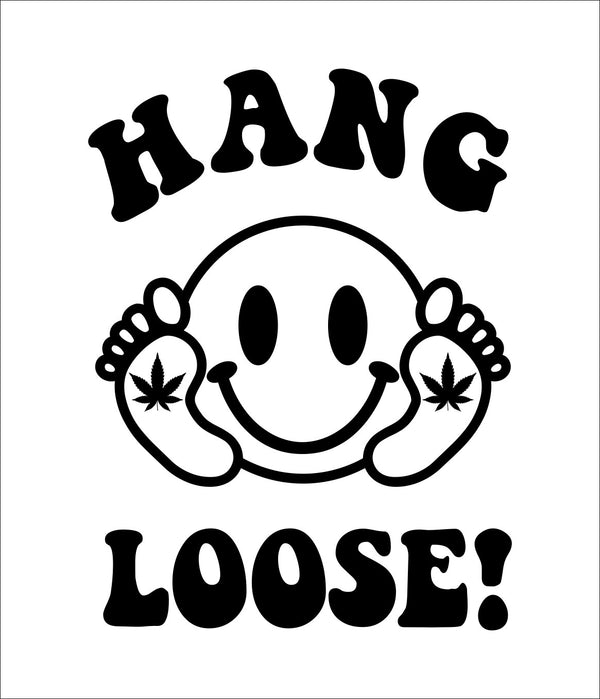 Hang Loose marijuana decal – North 49 Decals