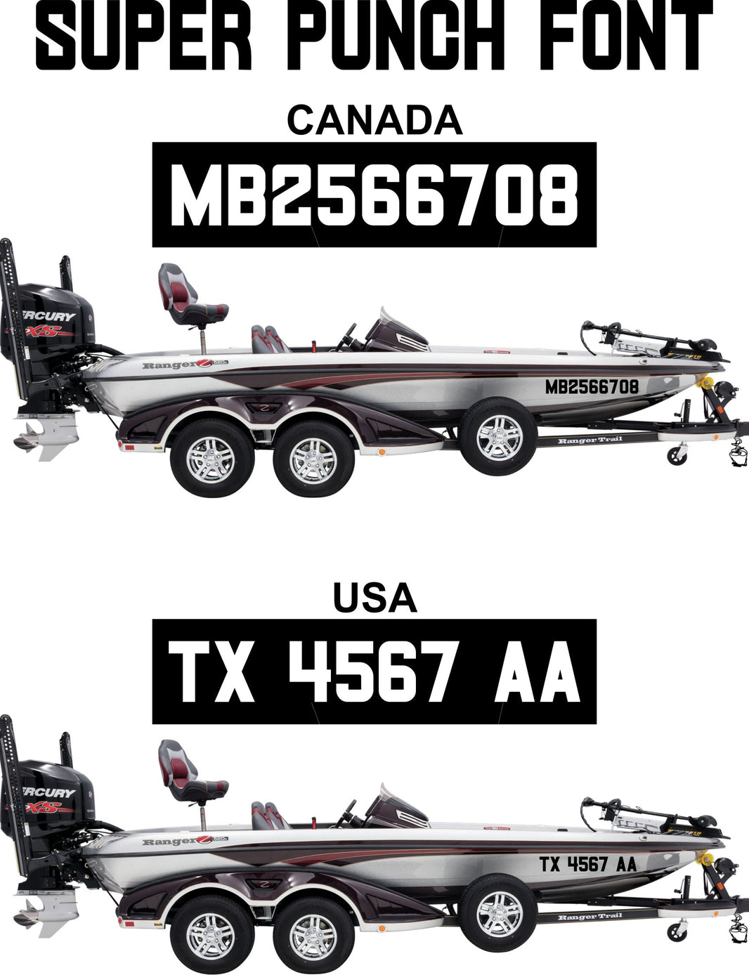 Boat Numbers – North 49 Decals