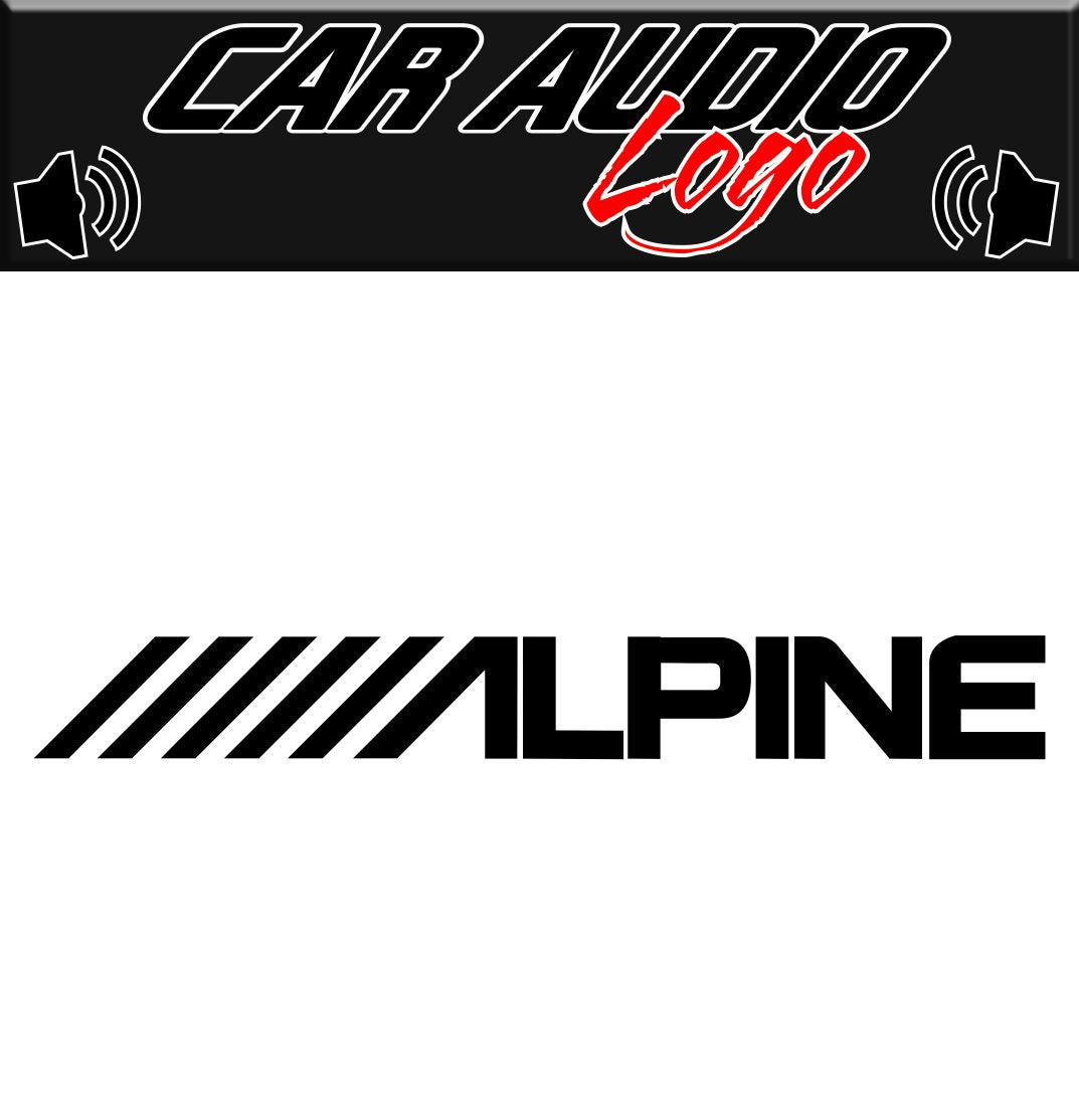 Alpine decal – North 49 Decals