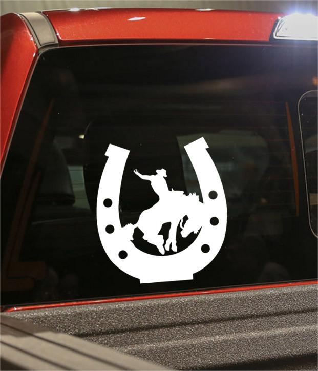 bronc rider country & western decal – North 49 Decals