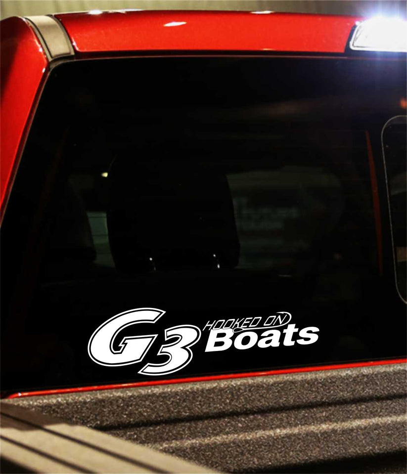 Hooked on G3 Boats decal – North 49 Decals
