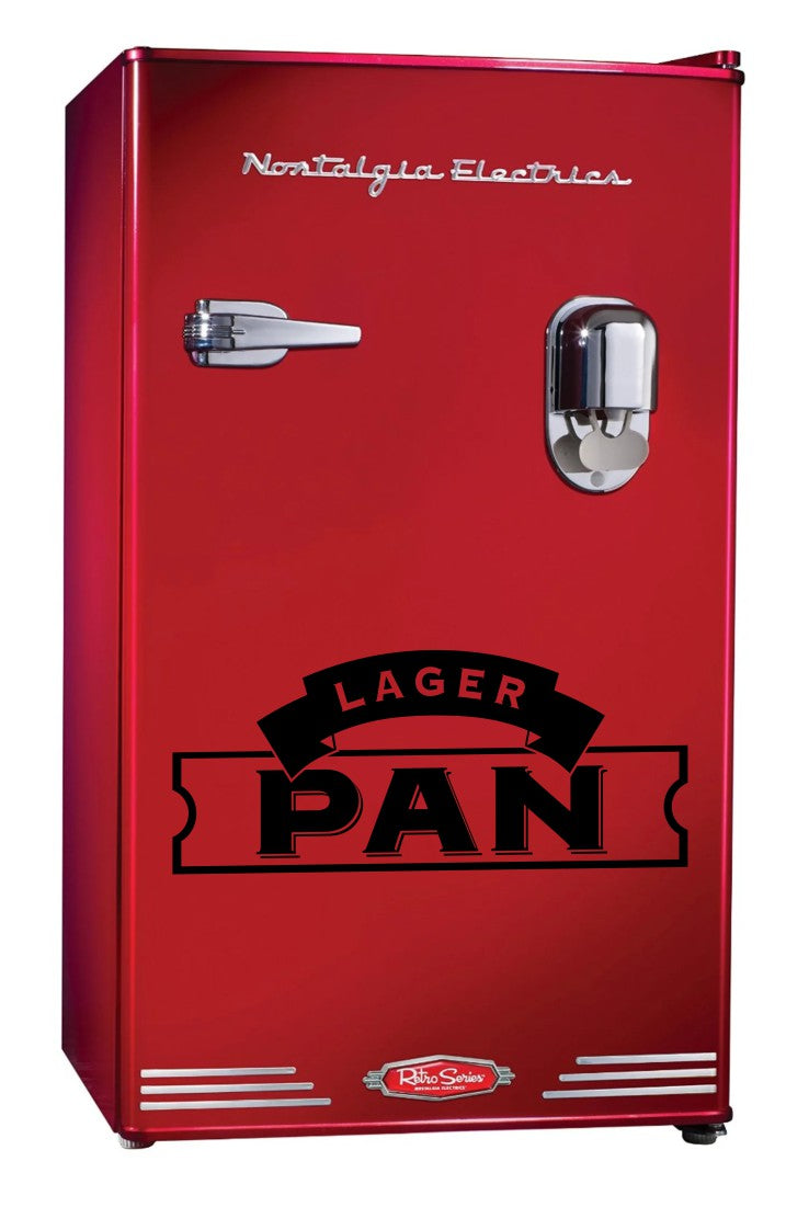 Pan Lager decal – North 49 Decals