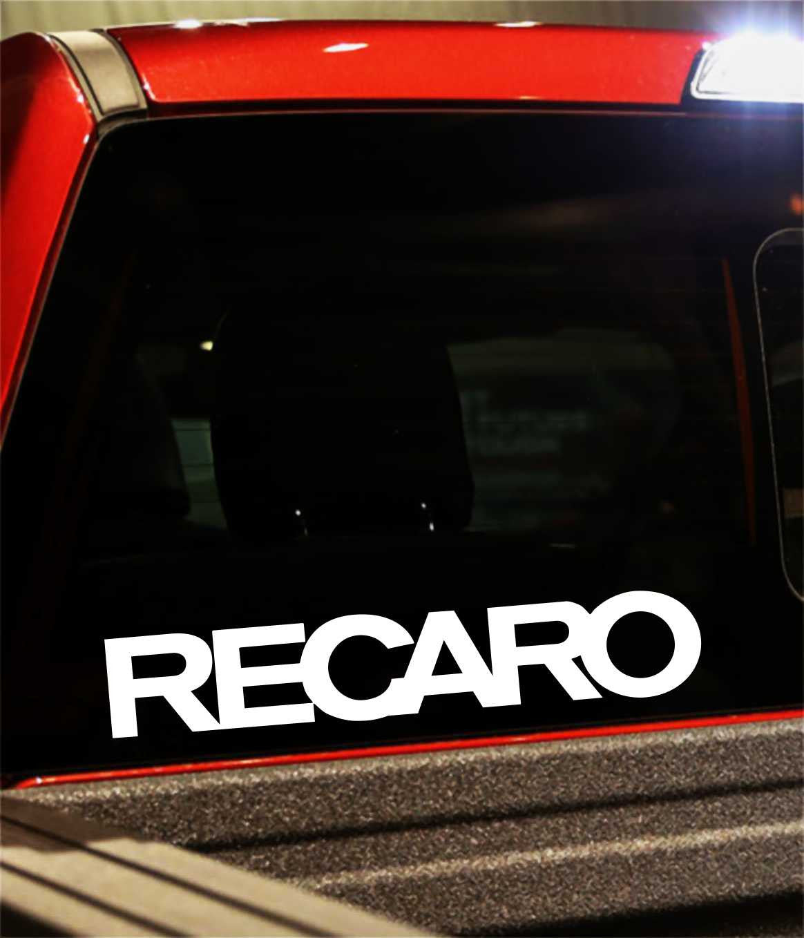 Recaro decal – North 49 Decals