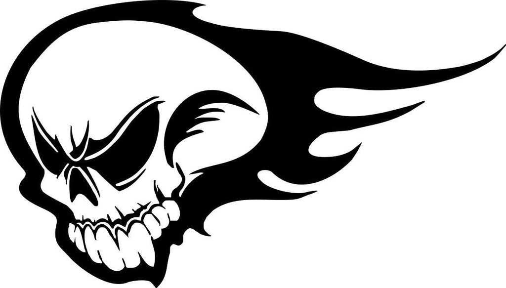 skull 41 skull biker decal – North 49 Decals