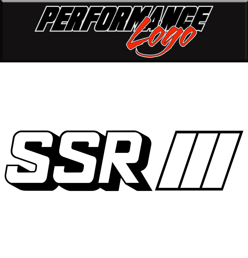 SSR Wheels decal – North 49 Decals