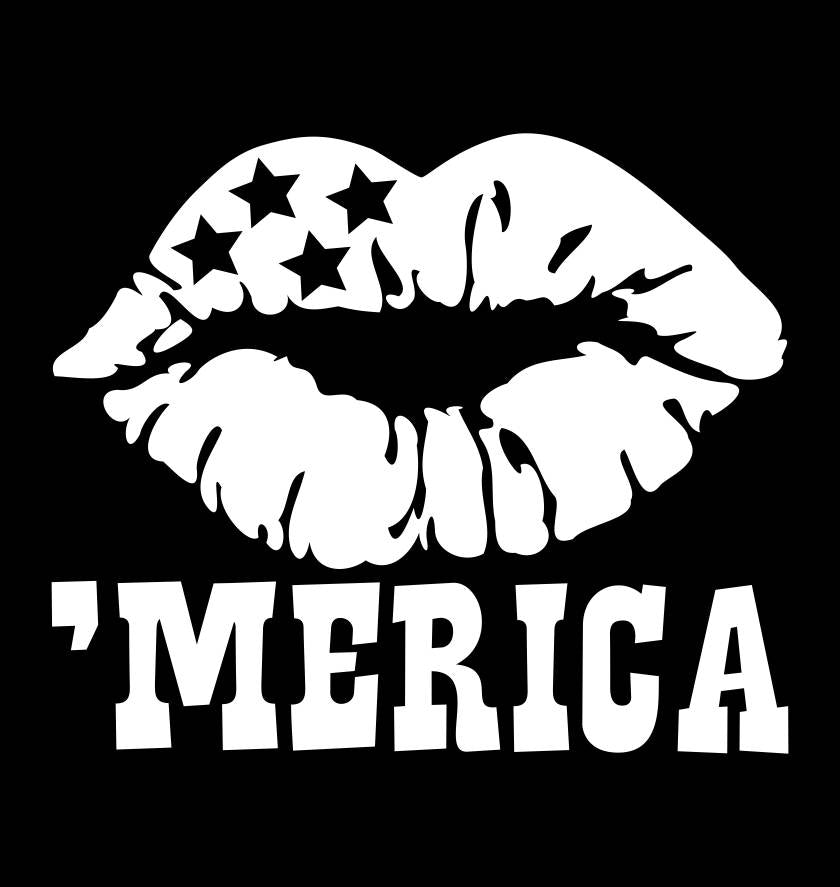 Merica Lips decal – North 49 Decals